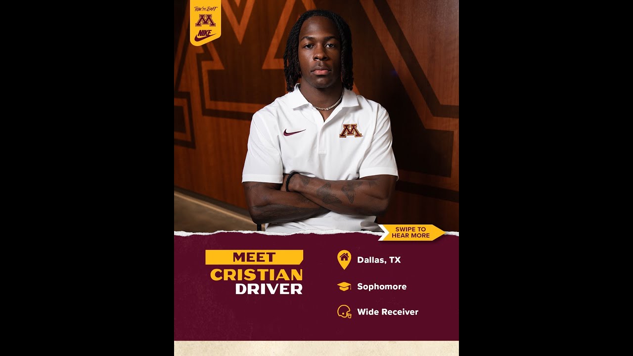 Meet the Gophers | Cristian Driver - YouTube