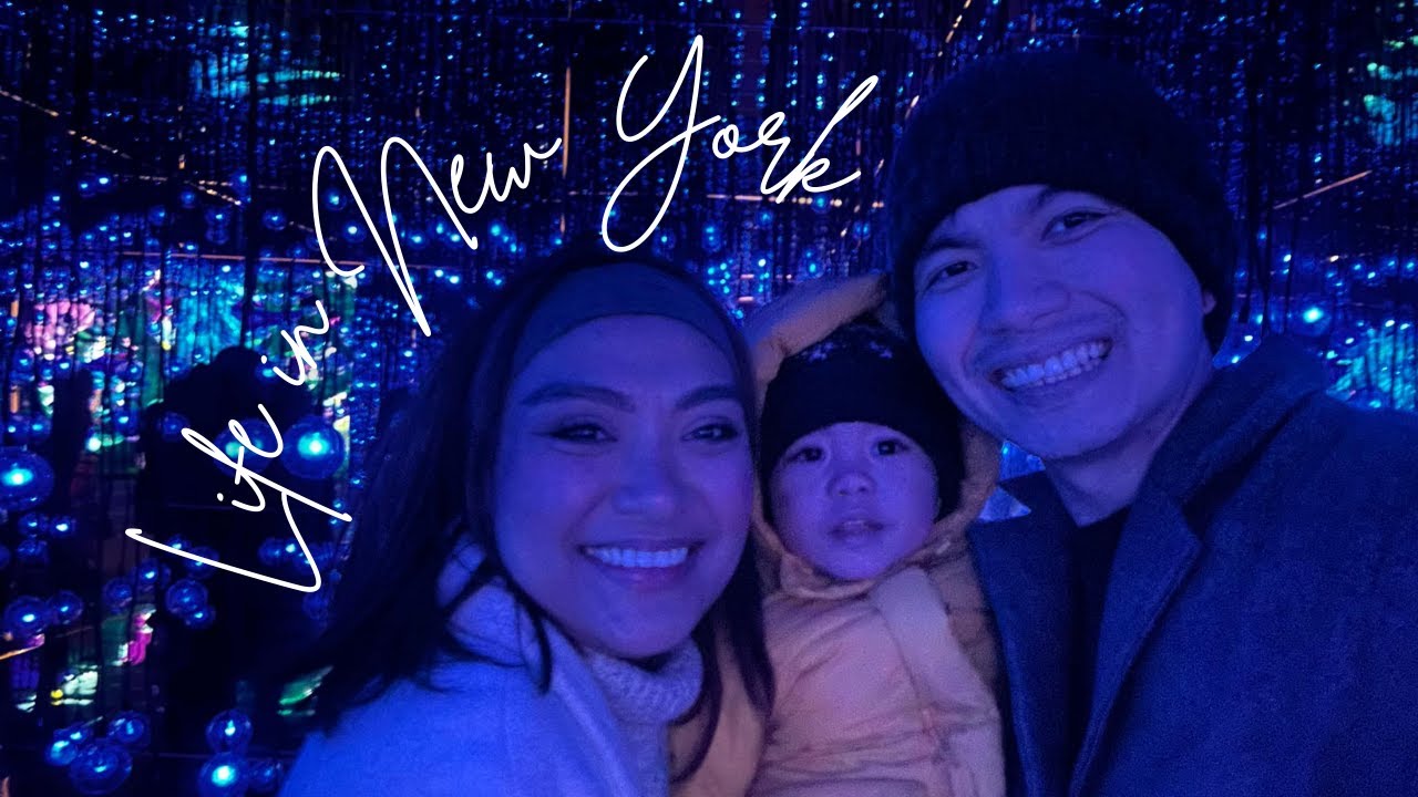 life in new york | tianyu light festival, checking out indoor playgrounds, family dinner - YouTube