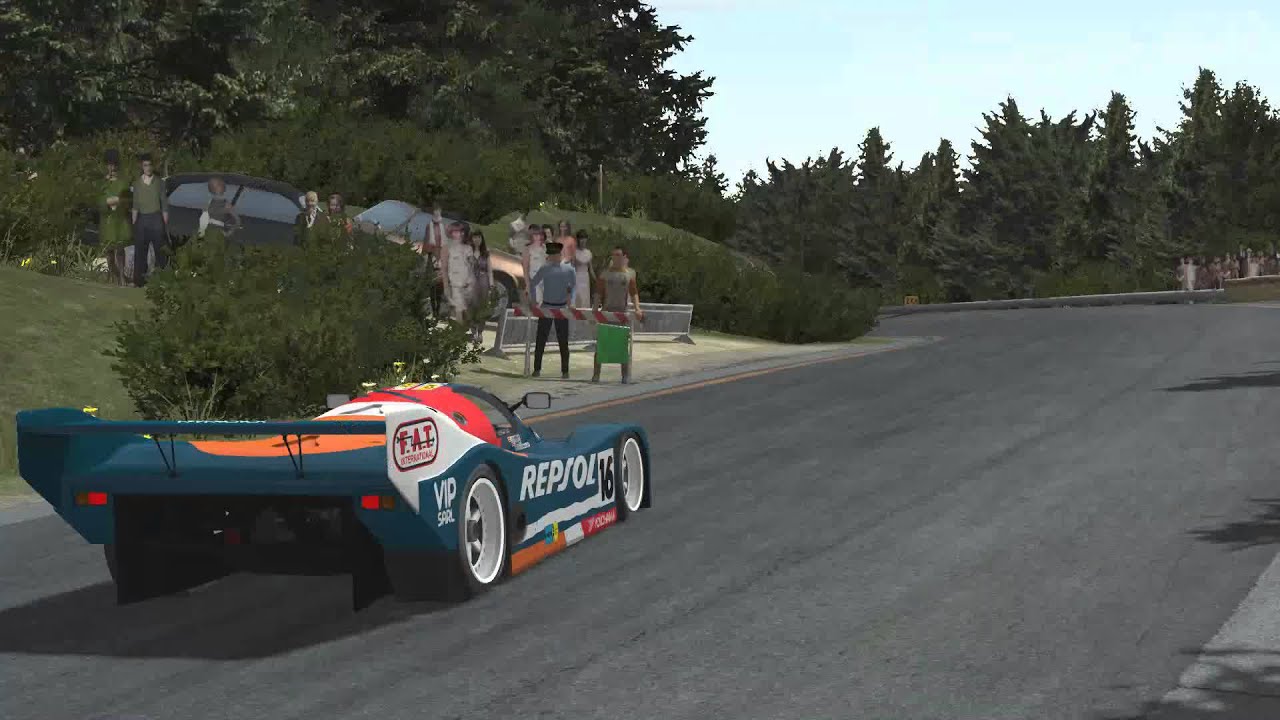 rFactor 2 - Modified 962C @ Spa (350mph) - YouTube