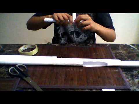 how to make a paper sniper/rifle that shoots part 3 - YouTube