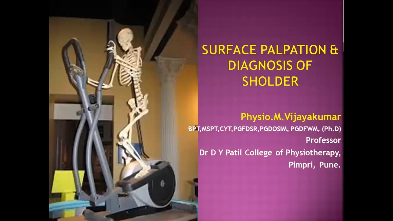 Surface Palpation & Diagnosis of Shoulder Complex by Dr. M Vijayakumar ...