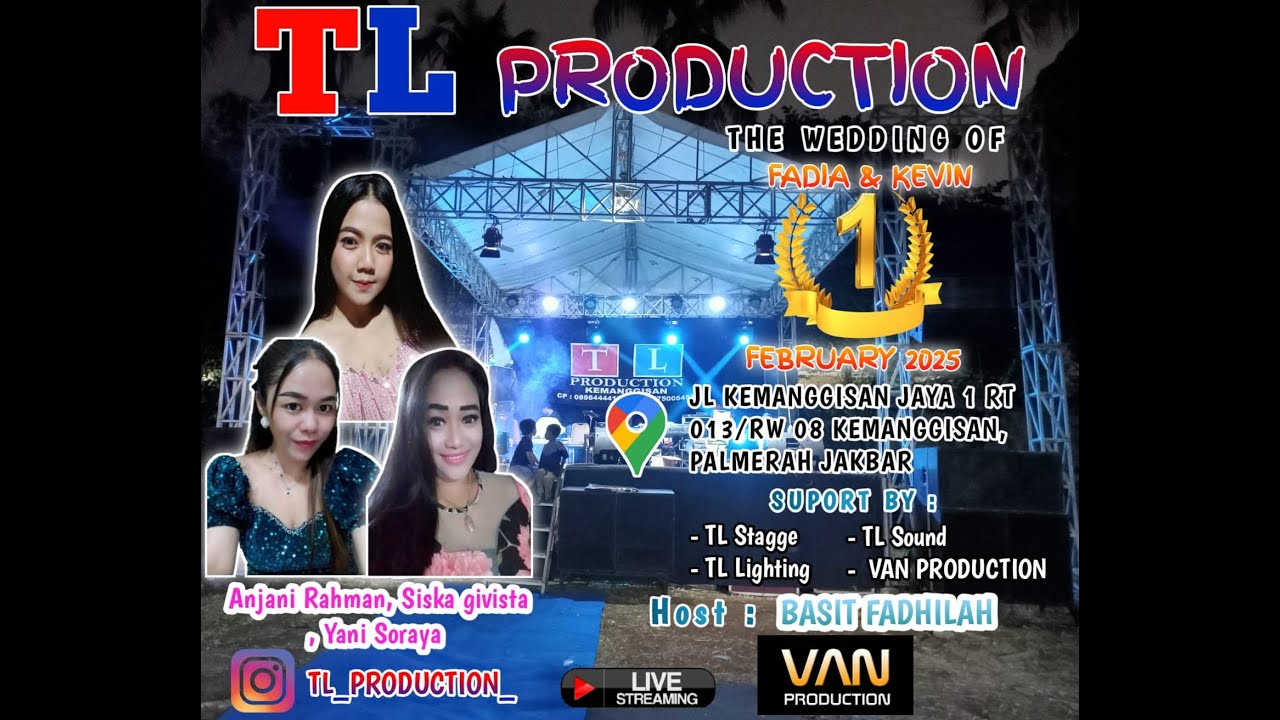 🔴 LIVE STREAMING TL PRODUCTION | SABTU 01 FEBUARI 2025 ( MALAM ) - YouTube