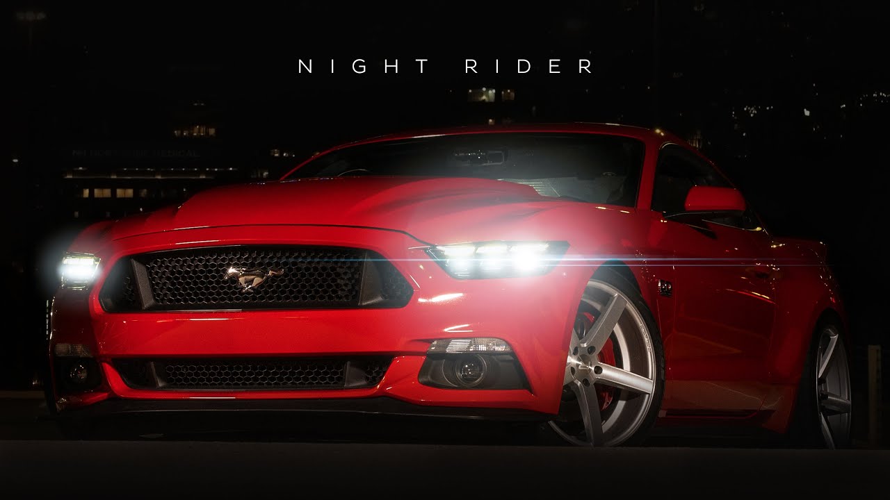 NIGHT RIDER | 15-17 Ford Mustang S550 XB LED Headlights Make a ...