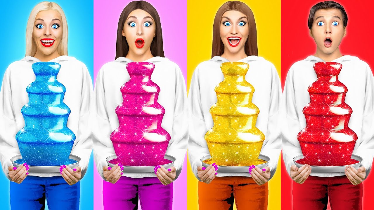 Food of The Same Colors Challenge | Funny Situations by Multi DO Food ...