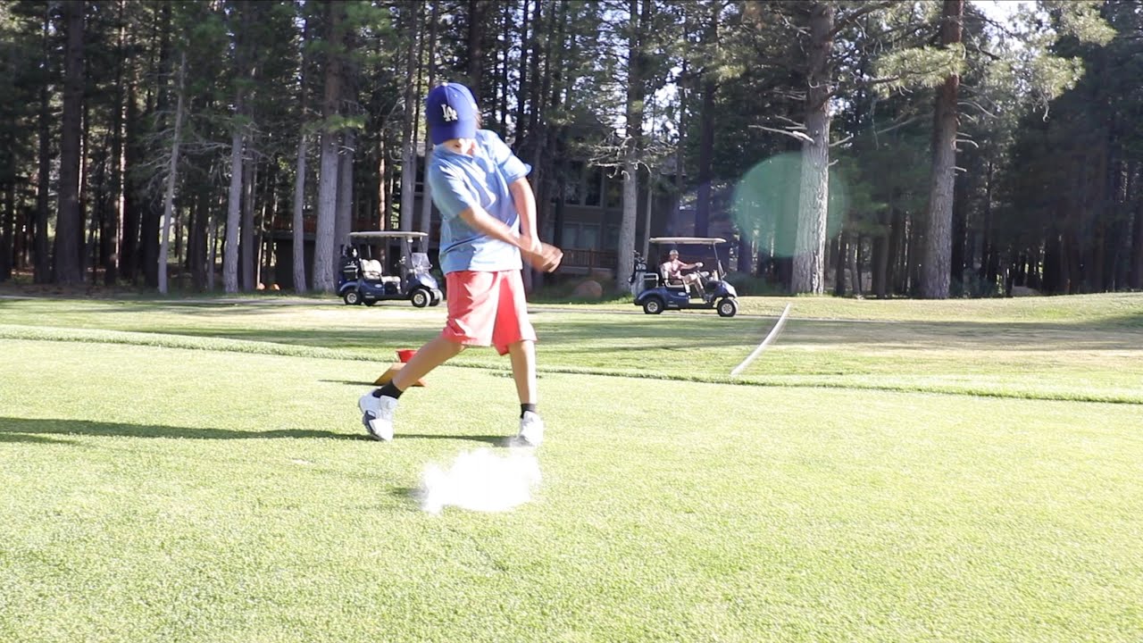 Exploding Golf ball prank - YouTube