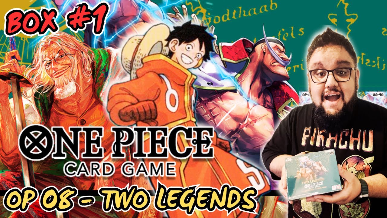 ONE PIECE TCG - OP 08 "TWO LEGENDS" UNBOXING! | FIRST BOX | Bandai ...