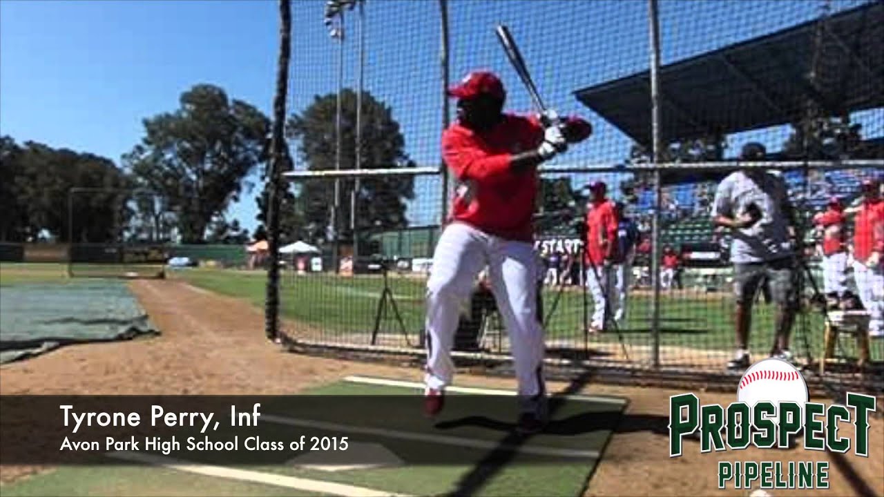 Tyrone Perry, Inf, Avon Park High School, Swing Mechanics at 200 fps ...