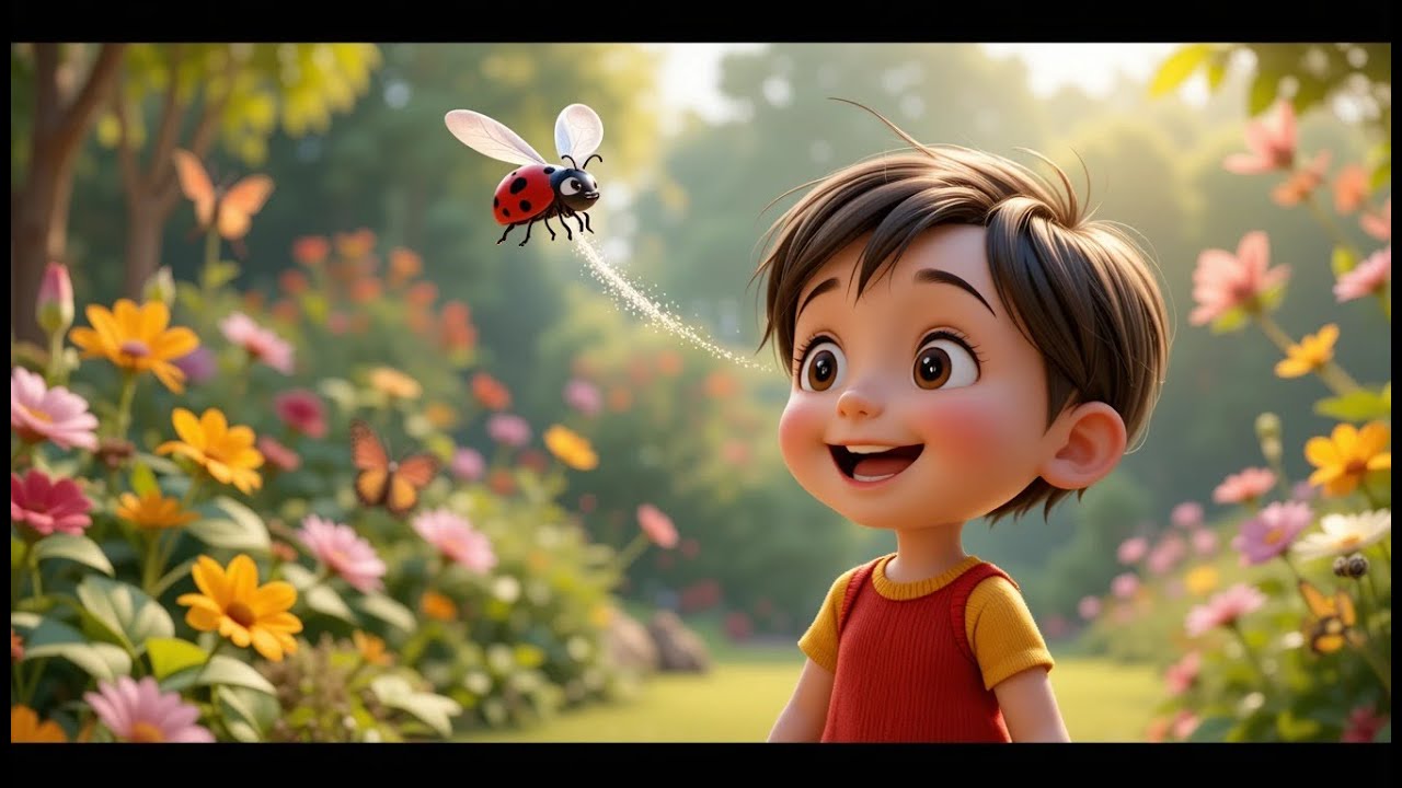 Itsy Bitsy Ladybug Rhyme Song | Popular Nursery Rhyme & Lyrics for Kids ...