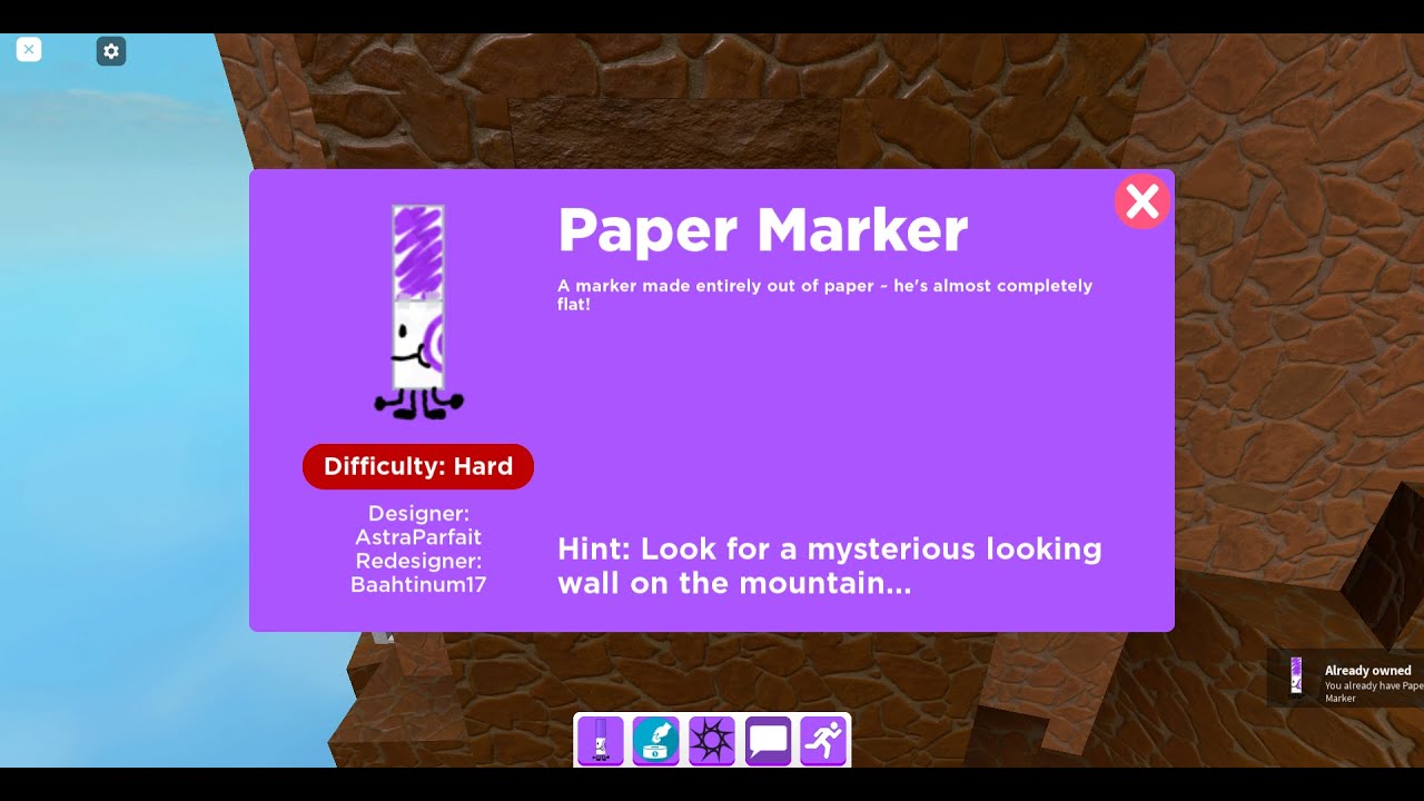 How to get Paper Marker (Roblox) - YouTube