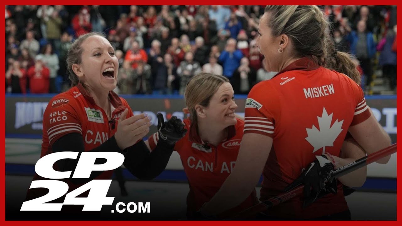 Canada wins world women's curling championship - YouTube