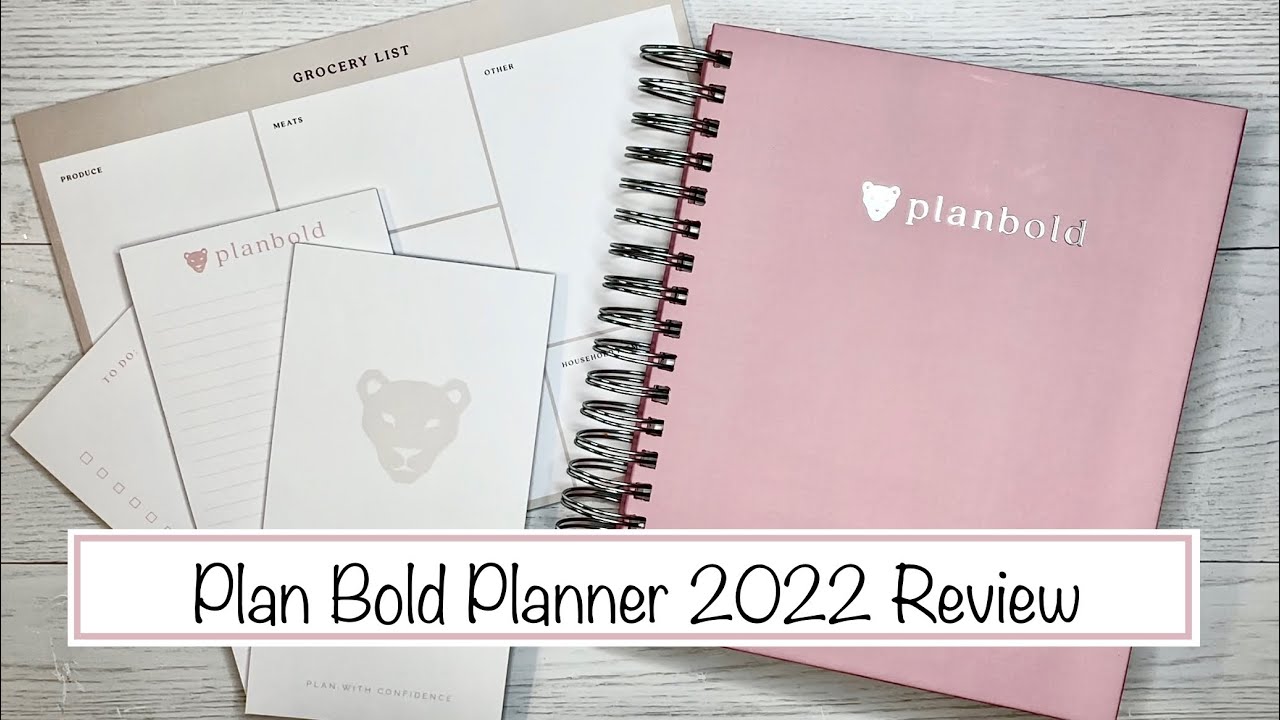 Plan Bold Planners, different than anything you have seen before, and I ...