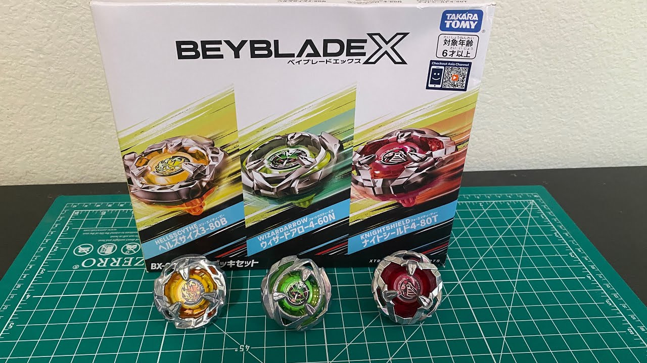 New Beyblade X Triple Set! BX-08 3on3 Deck Set Unboxing - YouTube