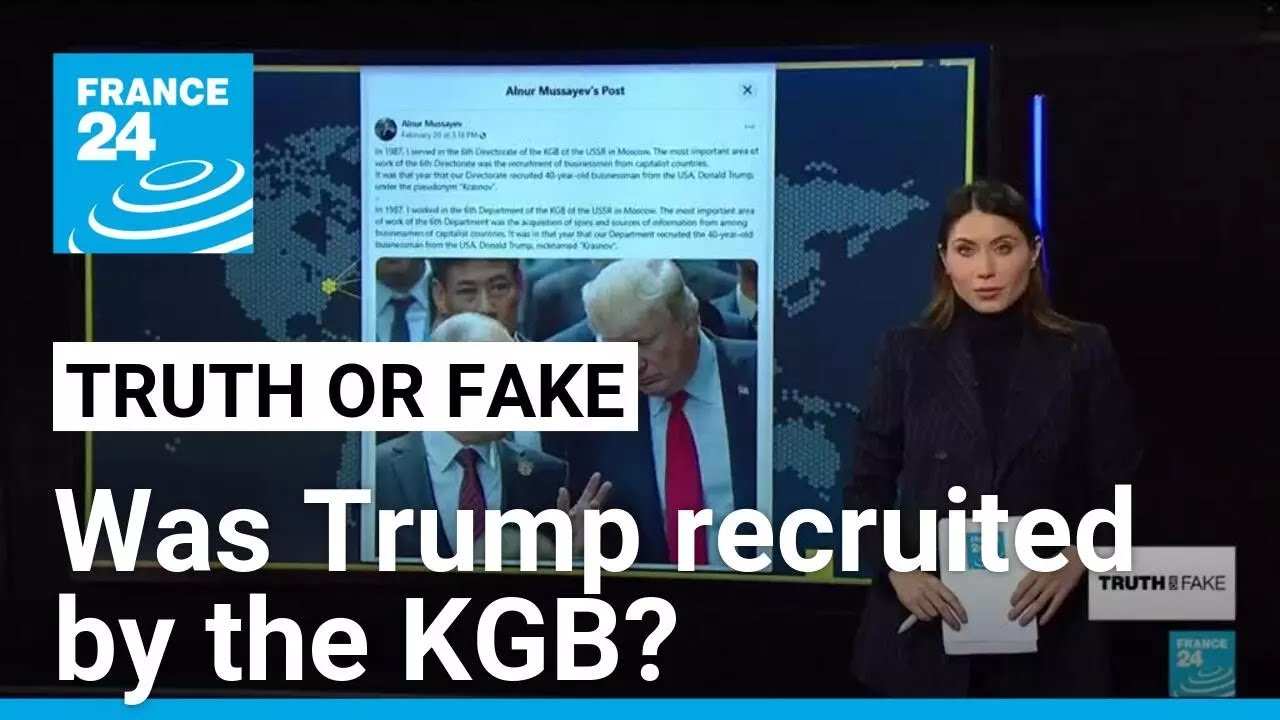 Was Donald Trump recruited by the KGB under codename Krasnov? • FRANCE 24 English - YouTube