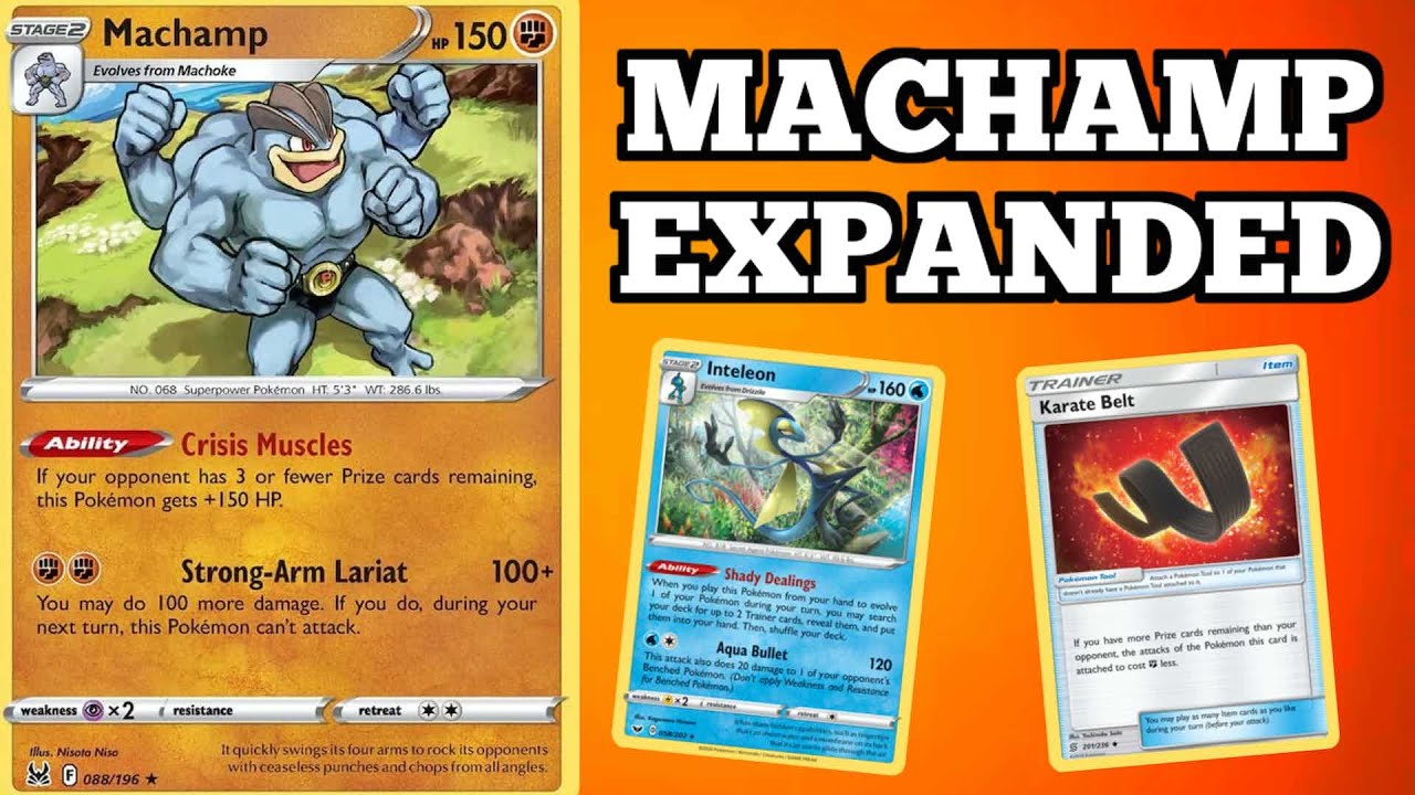 Machamp is a 300 HP Single Prize Pokemon!- PTCGO Expanded - YouTube