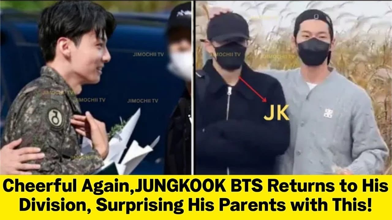 Cheerful Again,JUNGKOOK BTS Returns to His Division, Surprising His ...