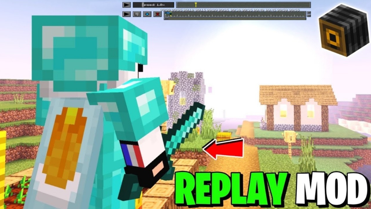 Minecraft PE Replay Mod: How to Install & Use! Best Replay🔥 - YouTube