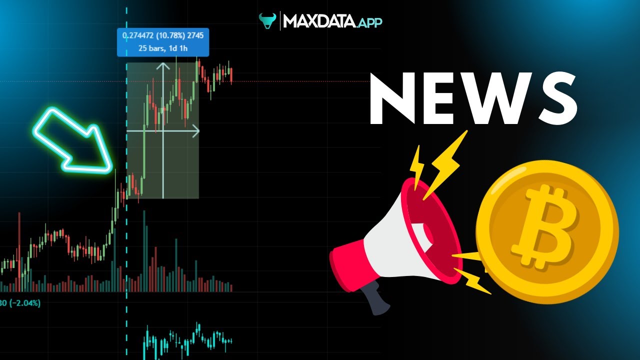 How to find news that MOVE the CRYPTO MARKET using Maxdata.App! - YouTube