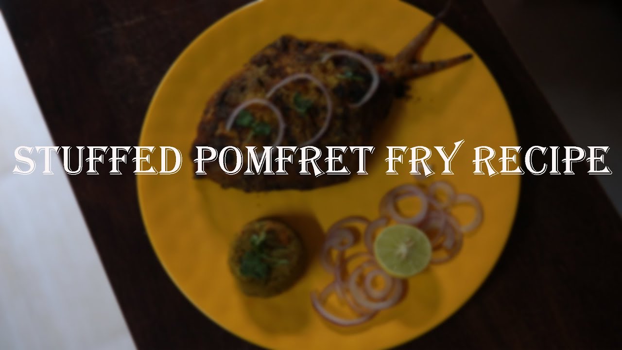 Stuffed Pomfret Fry recipe | भरलेलं पापलेट | Fish Fry Recipe by ...