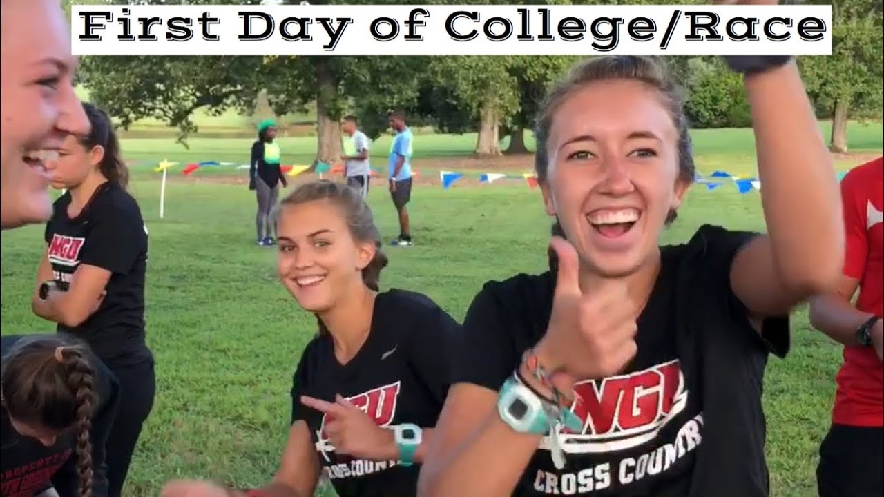 First Day of College/Race!!!! - YouTube
