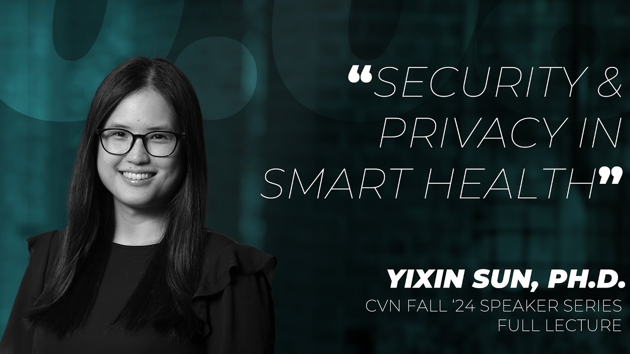 Yixin Sun, Ph.D. Speaker Series - YouTube