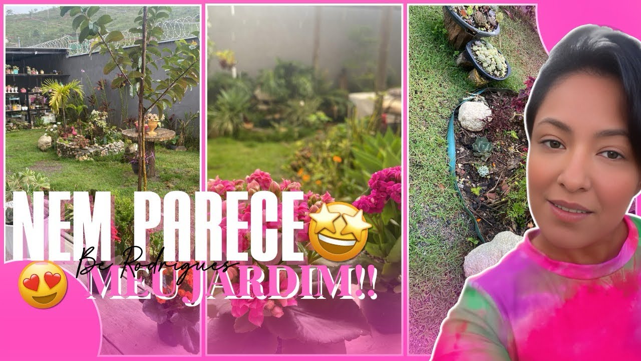 NEM PARECE O MEU JARDIM!! Muitas flores 🌹😍 - YouTube