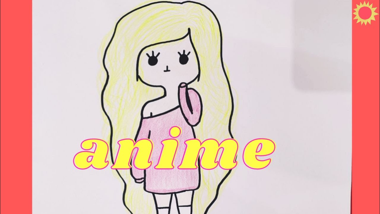 HOW TO DRAW an anime girl step by step - YouTube