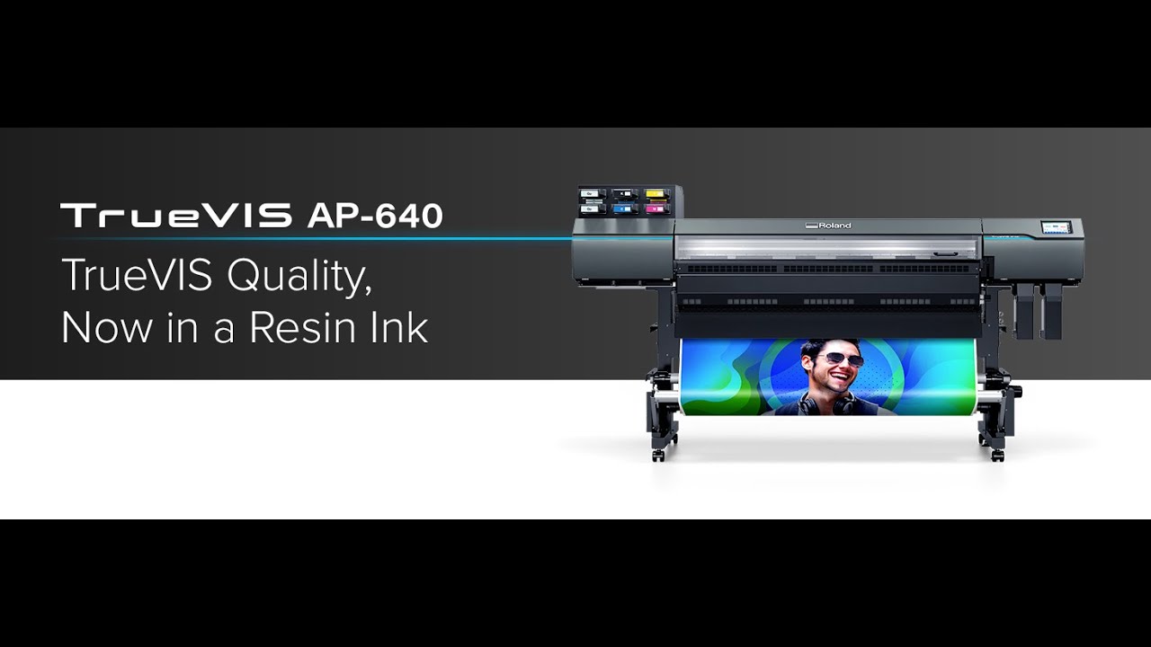 Roland TrueVIS AP-640 Resin Printer - YouTube