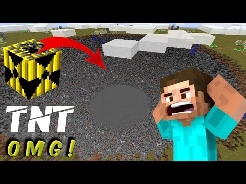 Minecraft god tnt explode 😱😱😱😱100x TNT EXPLODE - YouTube