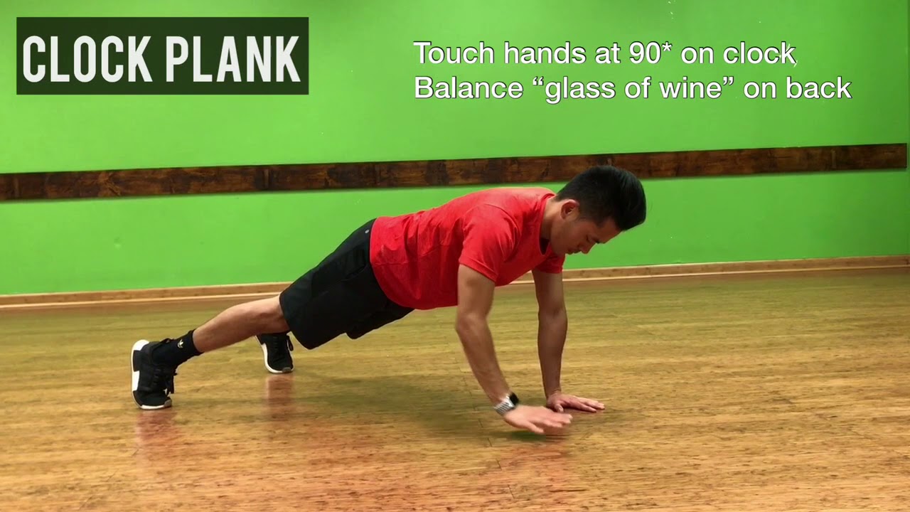 Clock Plank - YouTube