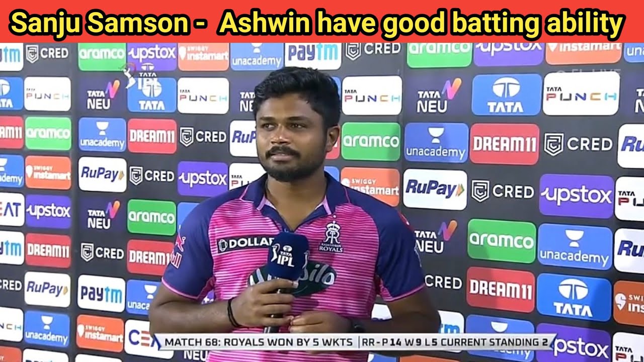 Sanju samson interview today after winning csk | sanju samson post match interview csk vs rr ...