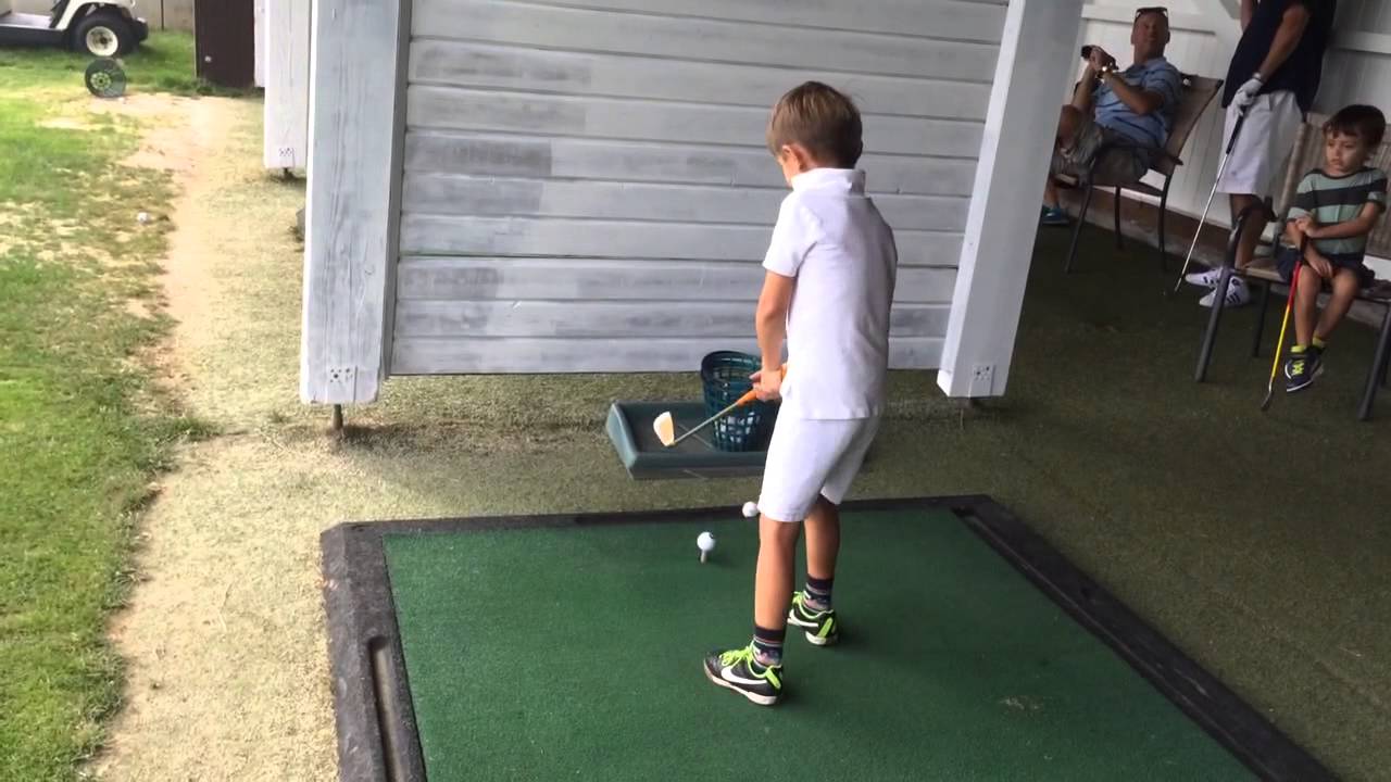 Cameron Cline on the tee box! - YouTube