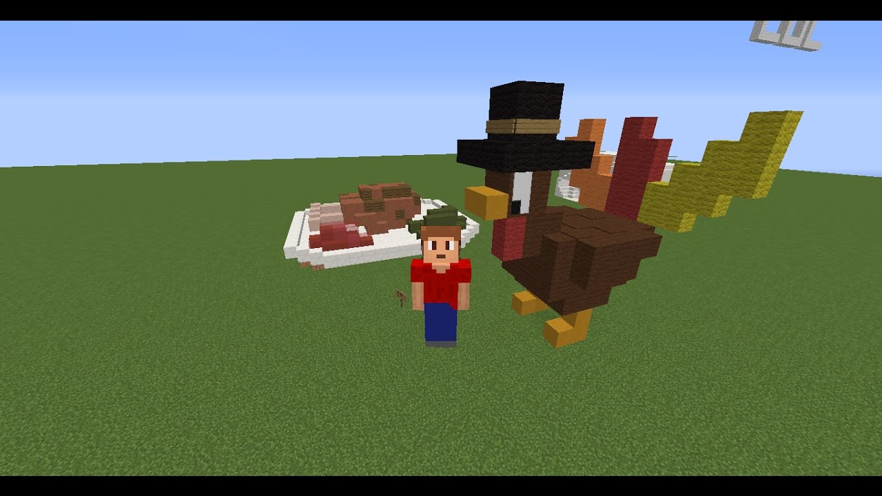 Minecraft Timelapse Build #5 | Turkeys (Thanksgiving Special) - YouTube