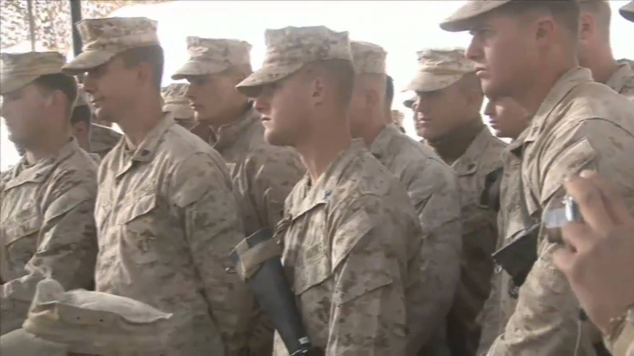 2nd Battalion, 6th Marines visited by Commandant and Sgt. Maj. of the ...