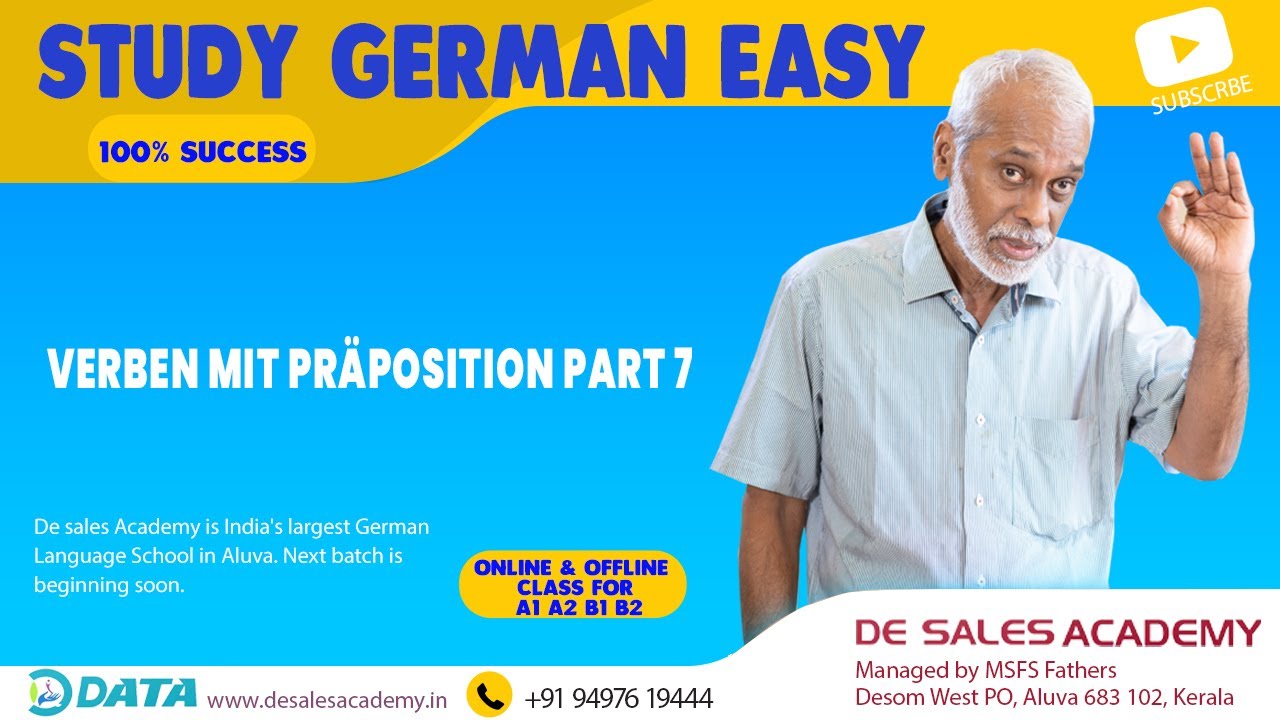 HOW TO IMPROVE GERMAN VOCABULARY: VERBEN MIT PRÄPOSITION PART 7: LEARN ...