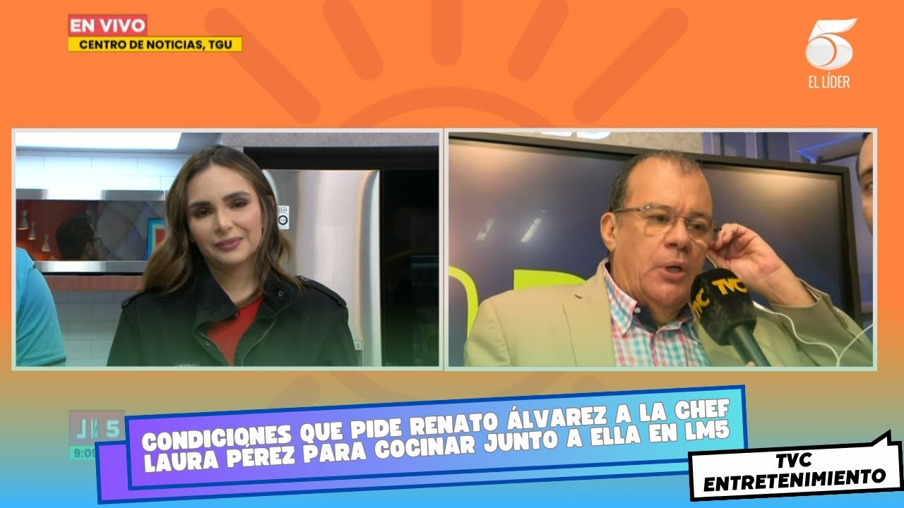 Condiciones que pide Renato Álvarez a la chef Laura Pérez para cocinar ...