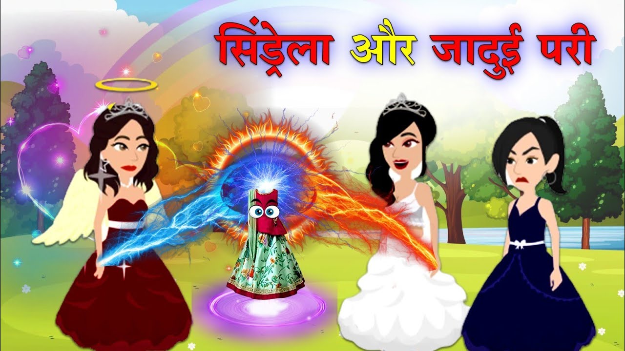 Cinderella or jadui pari | Magical story | Cartoon video | Bedtime ...