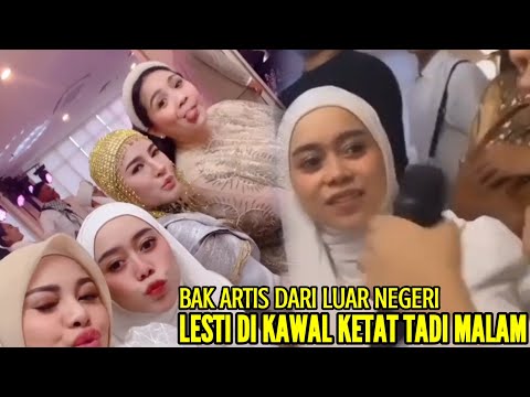 LESTI DI KAWAL KETAT TADI MALAM DI ACARA MS GLOW, ADA APA GERANGAN?