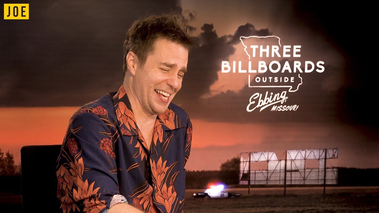"It's super f*cked up and hilarious" - Sam Rockwell chats about Three ...