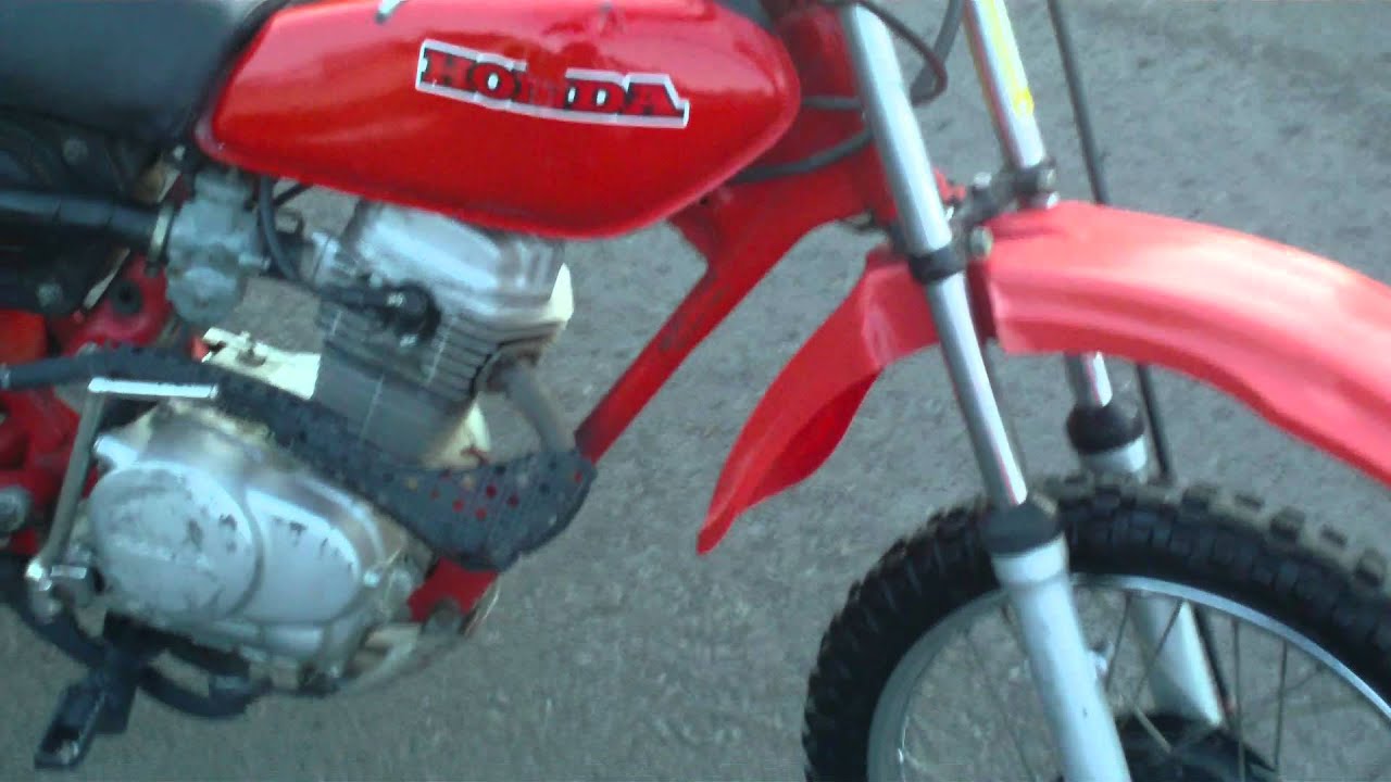 1979 HONDA XR 75 - YouTube