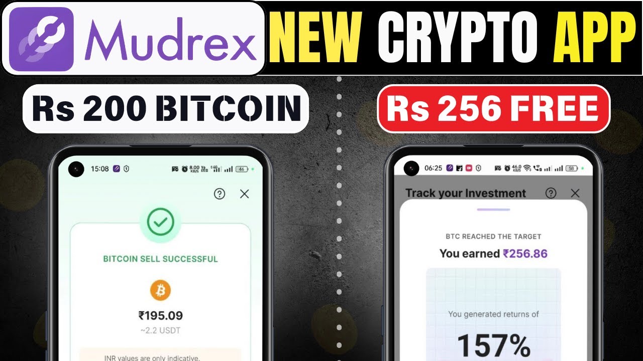 Mudrex Bitcoin & Crypto App | Mudrex Rs 200 Bitcoin Free | Mudrex Bit15 ...