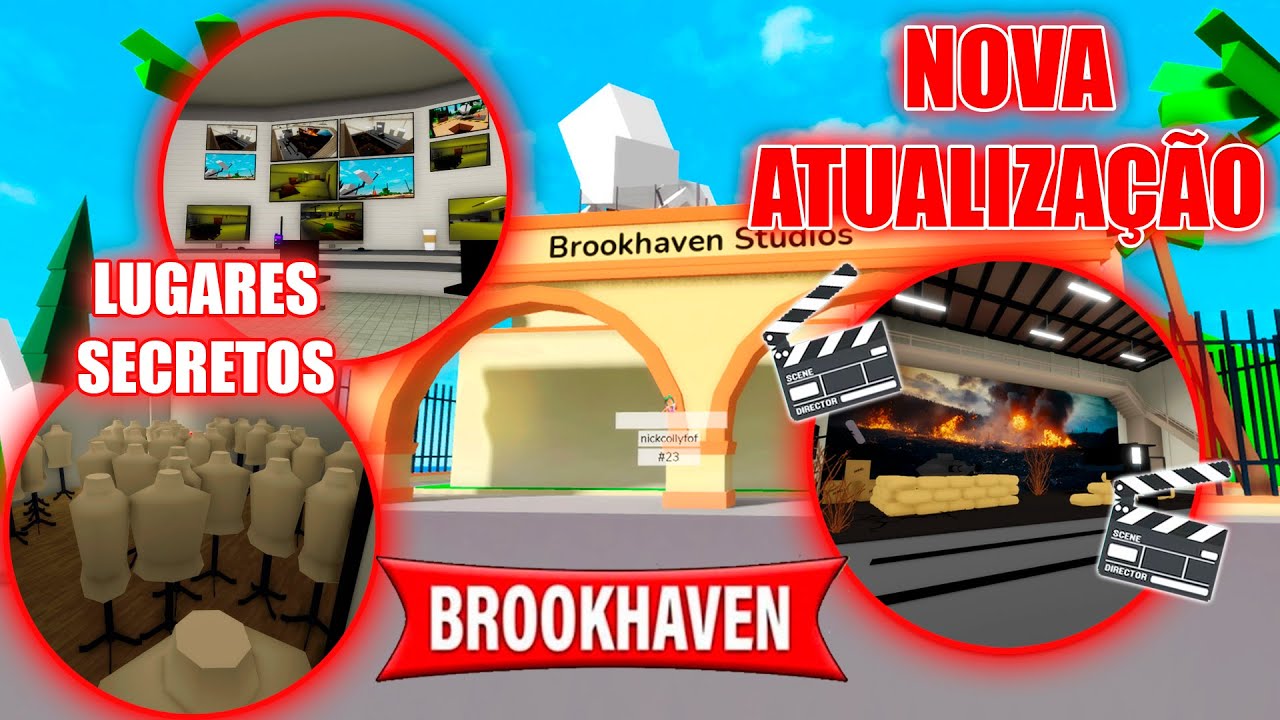 BROOKHAVEN ATUALIZOU! NOVA CASA DE CINEMA, LUGARES SECRETOS E MUITO ...