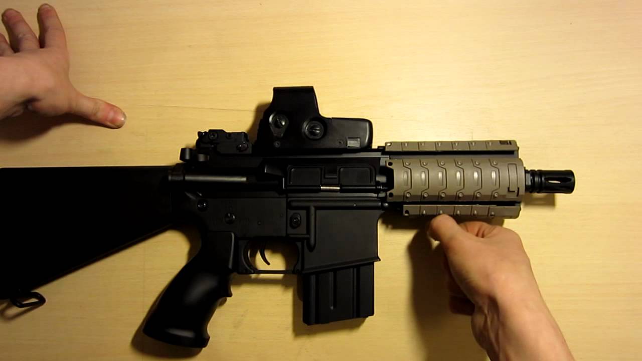 M4 stubby killer Golden Bow (softair) - YouTube