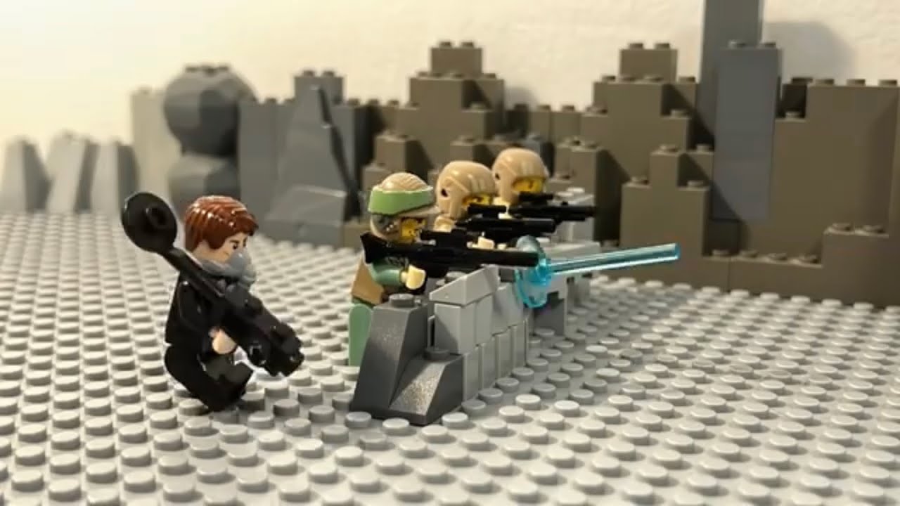 Lego Star Wars Stop Motion: Tank Vs Small PPL - YouTube