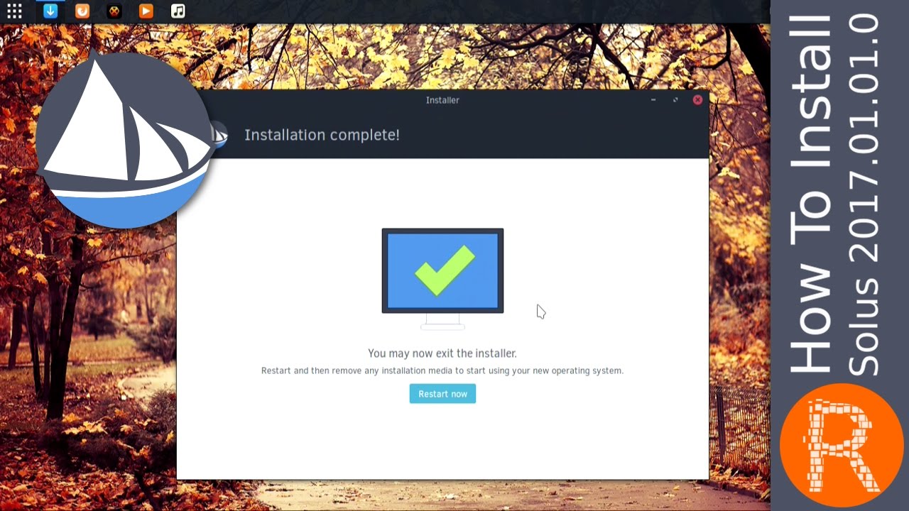 How To Install Solus 2017.01.01.0 - YouTube