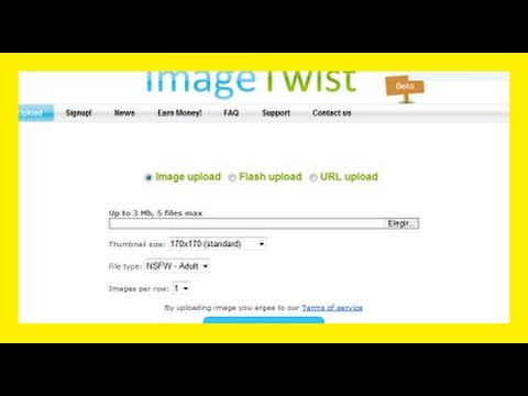 Ganar con ImageTwist: Tutorial para Ganar Dinero con ImageTwist 2014