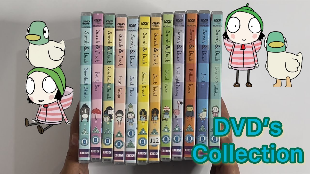 My Sarah & Duck DVD’s collection 💿 - YouTube