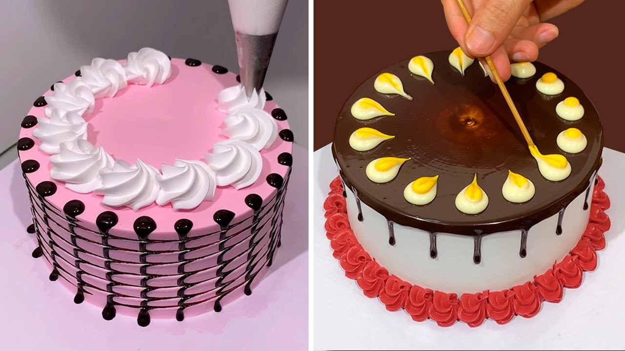 Most Satisfying Chocolate Cake Decorating Videos | Quick & Easy Cake Decorating Tutorials - YouTube