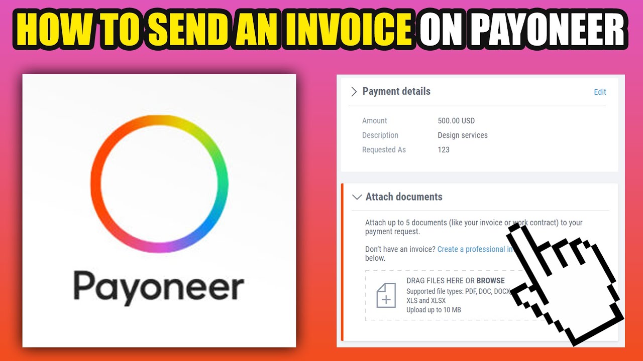 How To Send an Invoice on Payoneer (2025) - YouTube