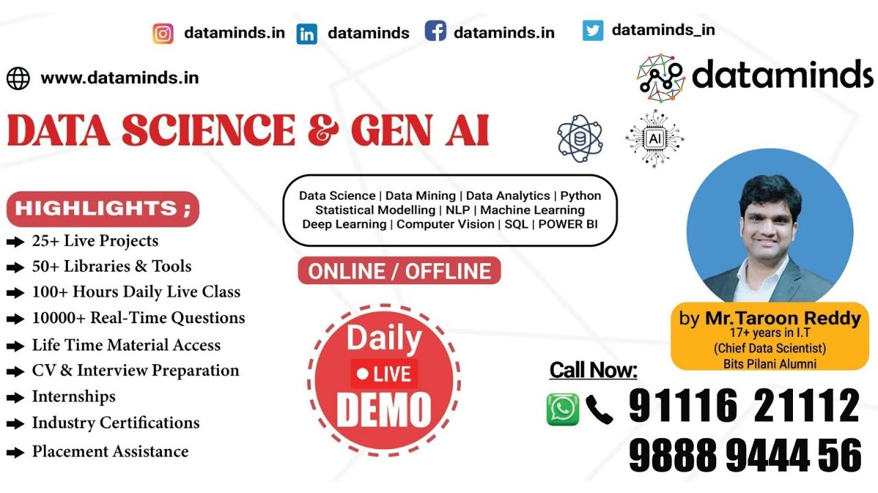 DataScience & Analytics Demo - DataMindsAnalytics_15 Feb 2025 - YouTube