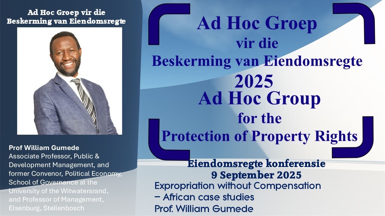 EWC African Case studies Prof WIlliam Gumede - YouTube